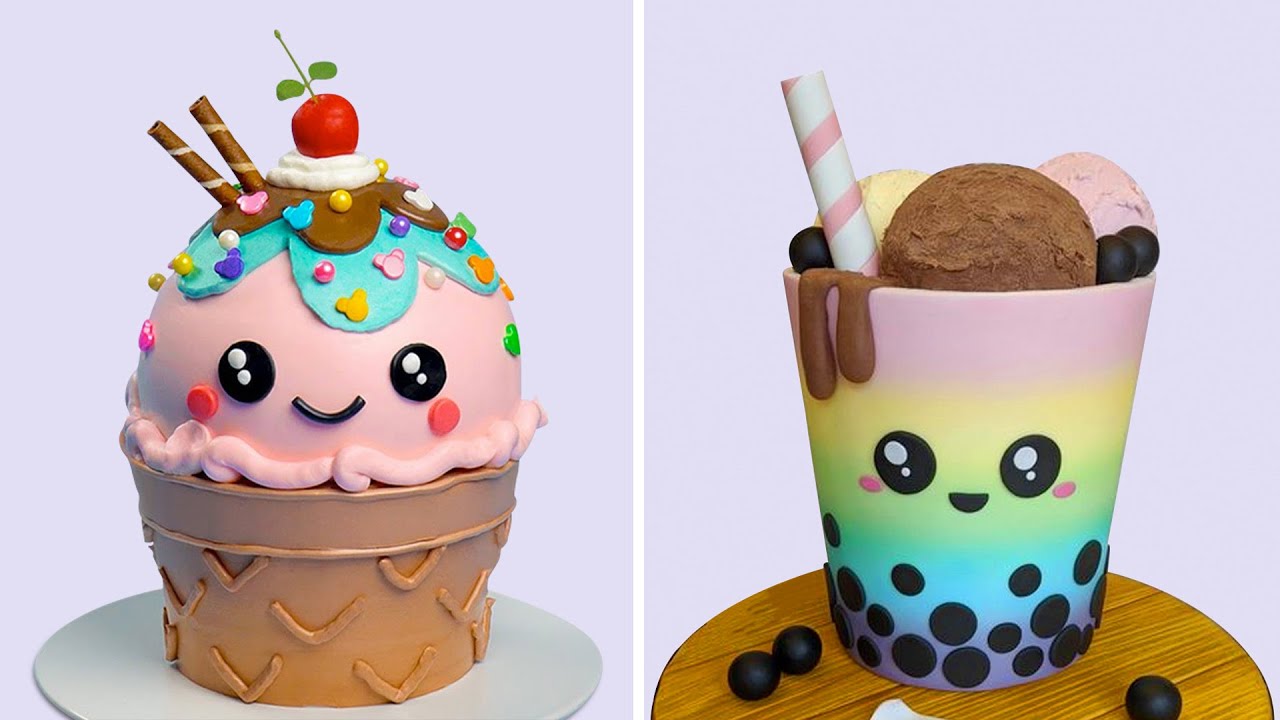 How to Make Cool Chocolate Birthday Cake Decorations – Satisfying and ...