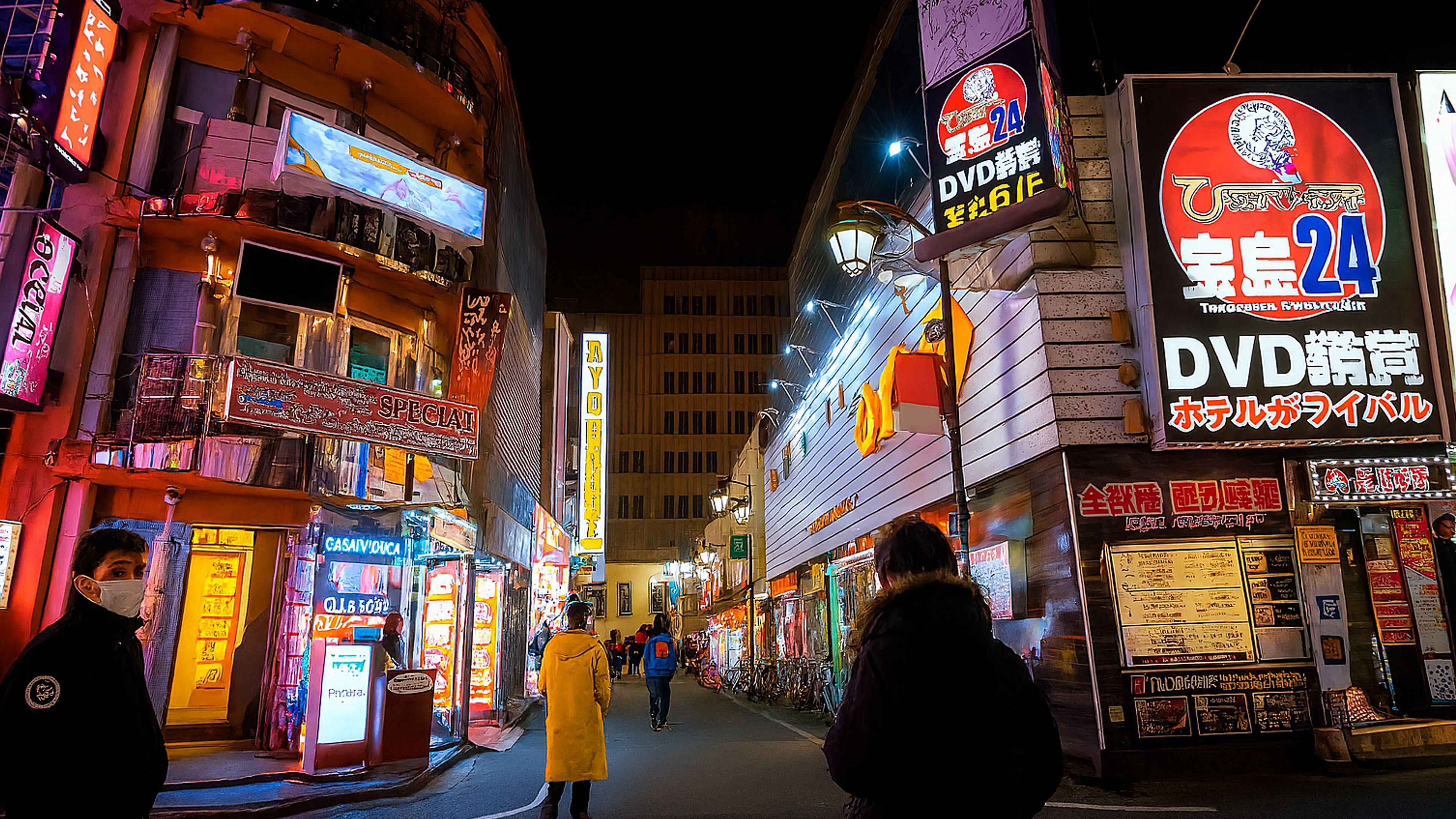 Scenic Night Walk in Tokyo – Japan Virtual Tour (4K)