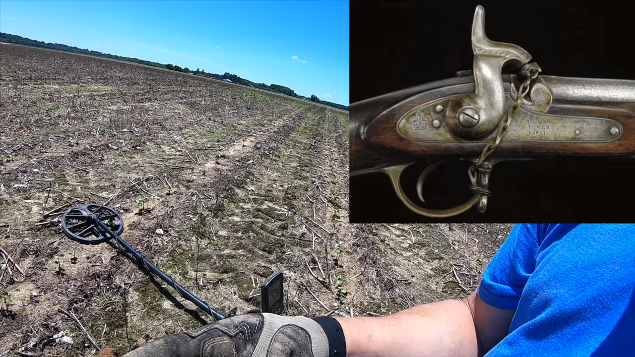 Metal Detecting an Amazing Alabama Farm Field