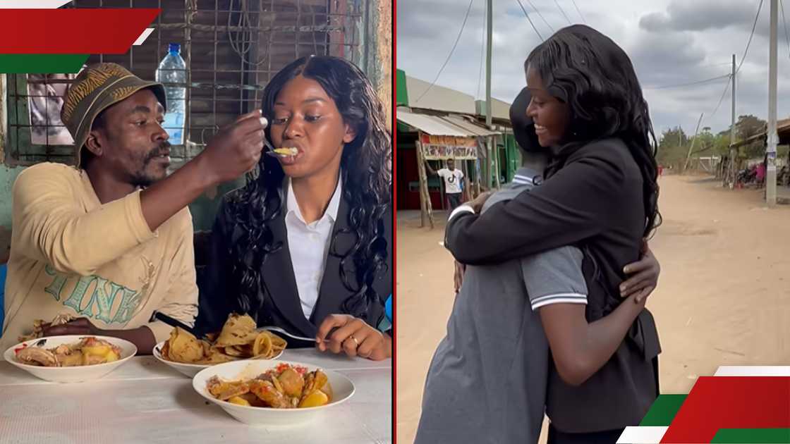 Kitui MCA touches hearts after sharing a meal, buying clothes for needy man