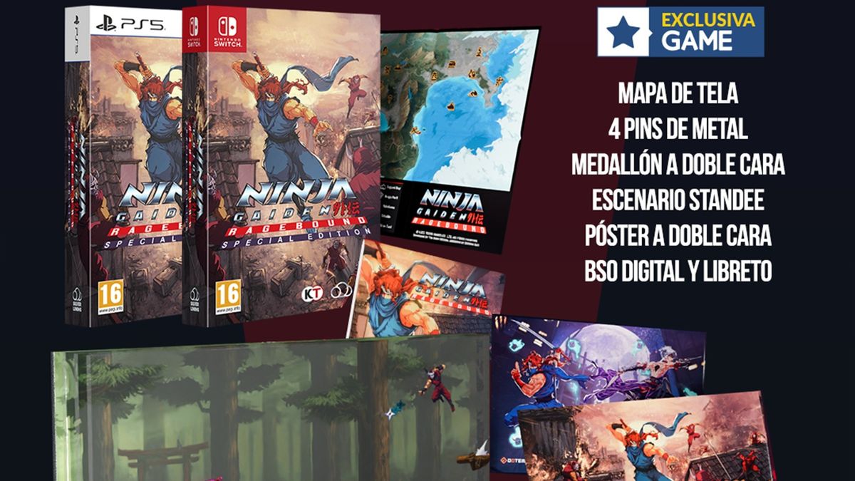 No es Rantaró, pero GAME abre reservas de Ninja Gaiden: Ragebound y su Special Edition de forma ...