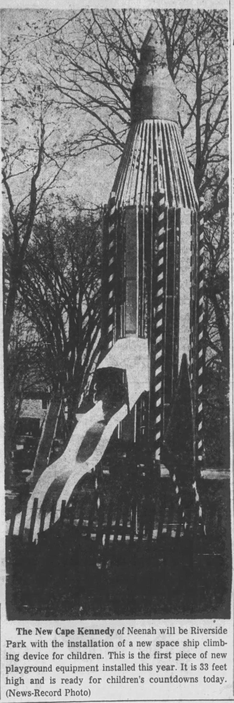 This historic park in Neenah is known as the 'rocket park' | Slide Guide
