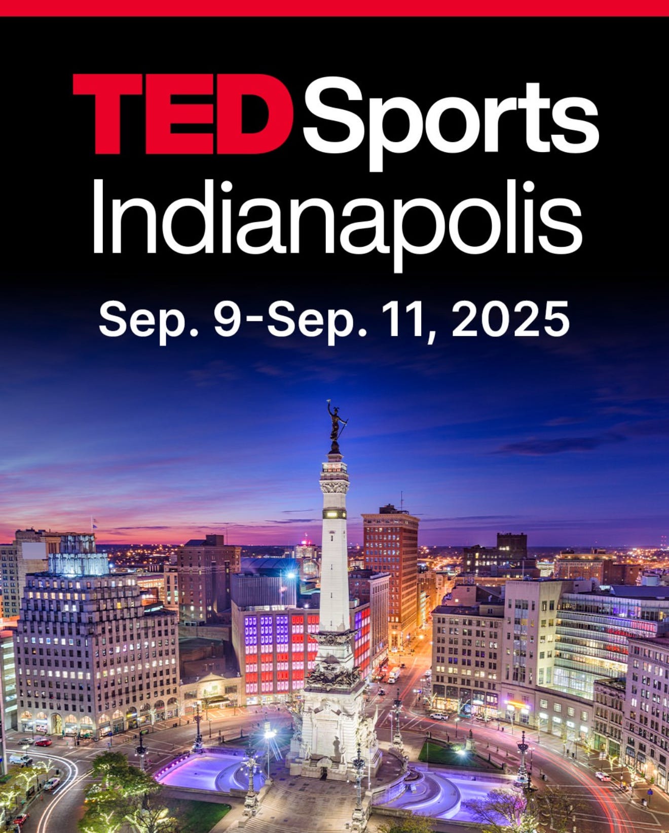 TEDSports will come to Indianapolis in September. Here's what to know