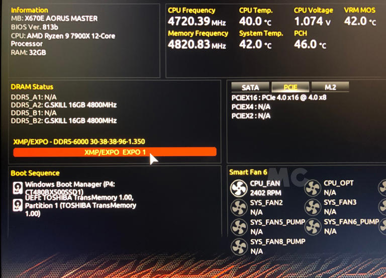 Guía completa para habilitar AMD EXPO en la BIOS o UEFI