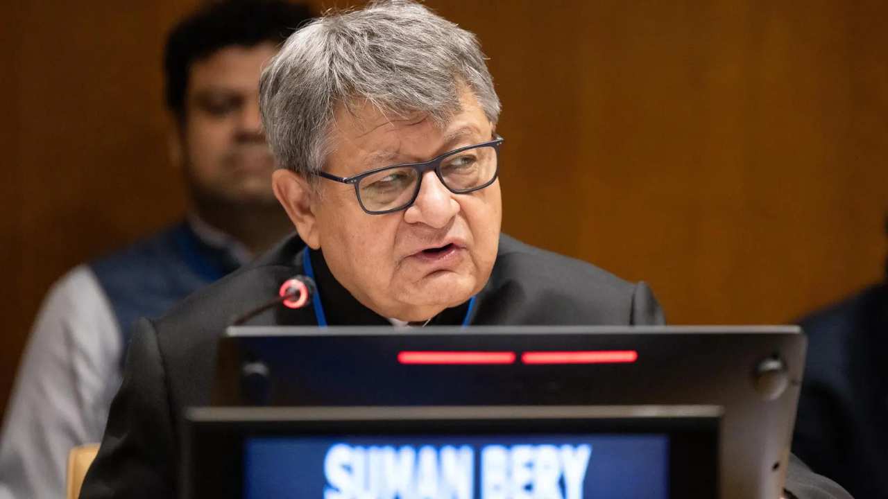 India at UN forum: Niti Aayog Vice Chairman Suman Bery calls India an ...