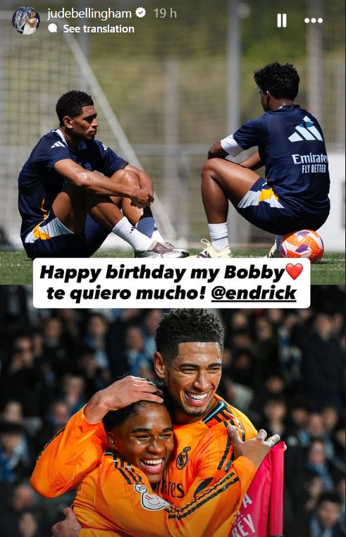 'My Bobby!' - Jude Bellingham has playful dig at Real Madrid co-star ...