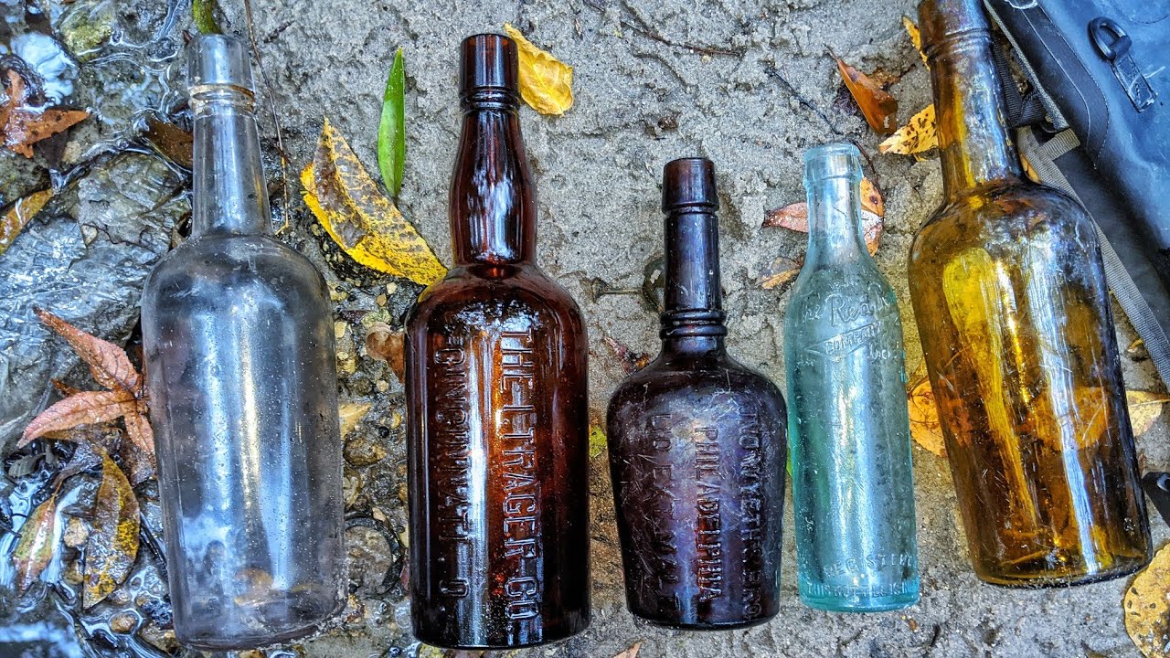 Antique Bottle Hunt Uncovers Rare 1890s Glass
