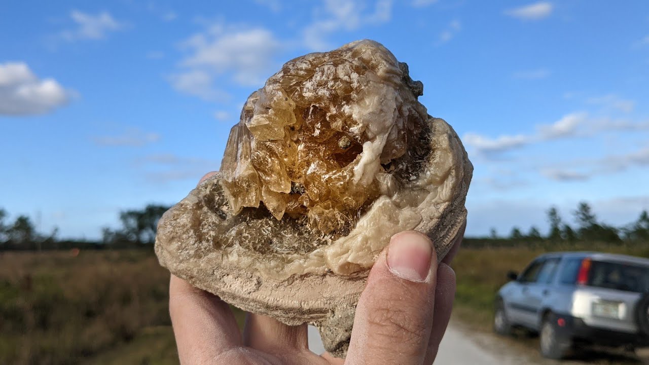 Only in Florida?! We Found Beautiful Calcite Crystals inside 2 Million ...