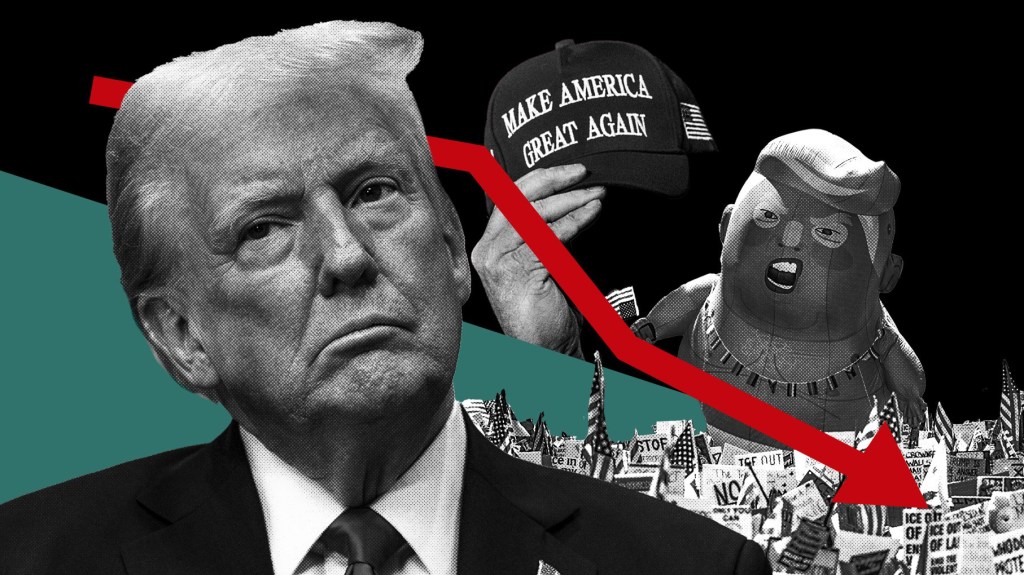 Map reveals Trump’s approval rating in each state after six months in ...