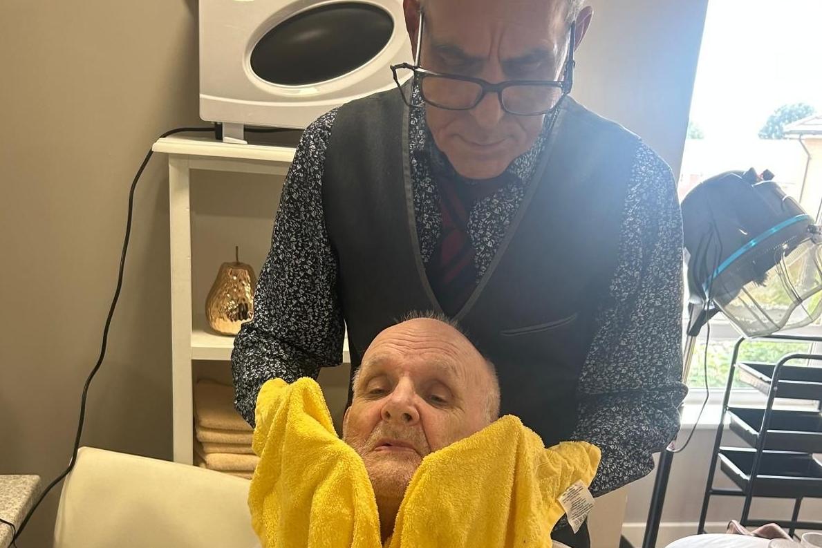 Dementia-friendly barber treat at Hampden Hall