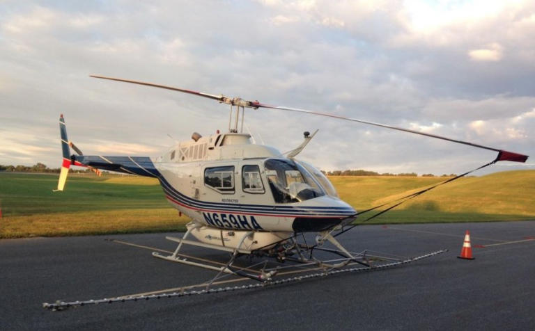 Low-flying helicopter operating in Midstate Pennsylvania today