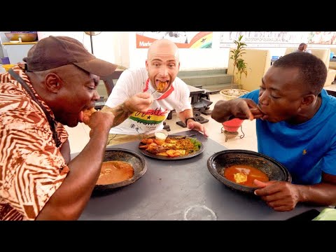 Visiting a CHOP BAR in GHANA!! West Africa Street Food + Attractions ...
