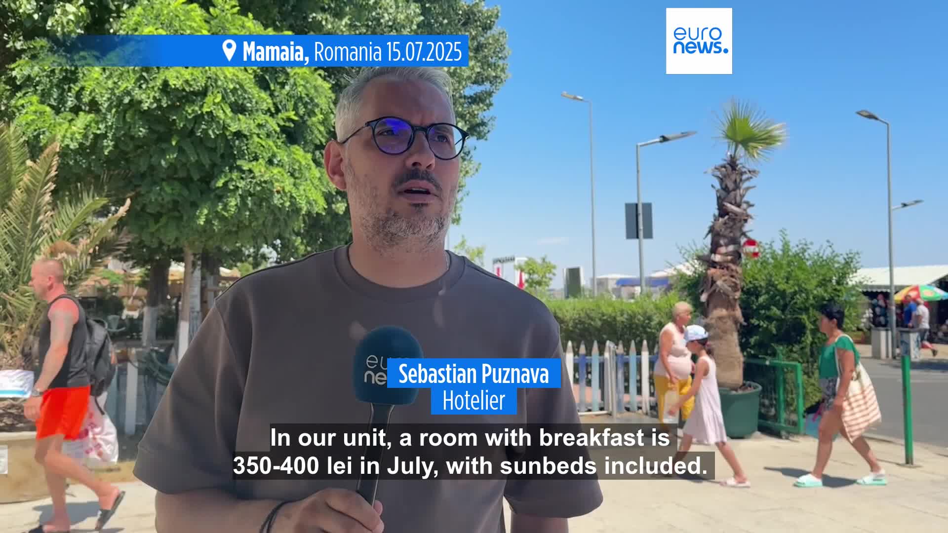 Romania's coastal city and popular Black Sea resort of Mamaia sees a sharp decline in tourists