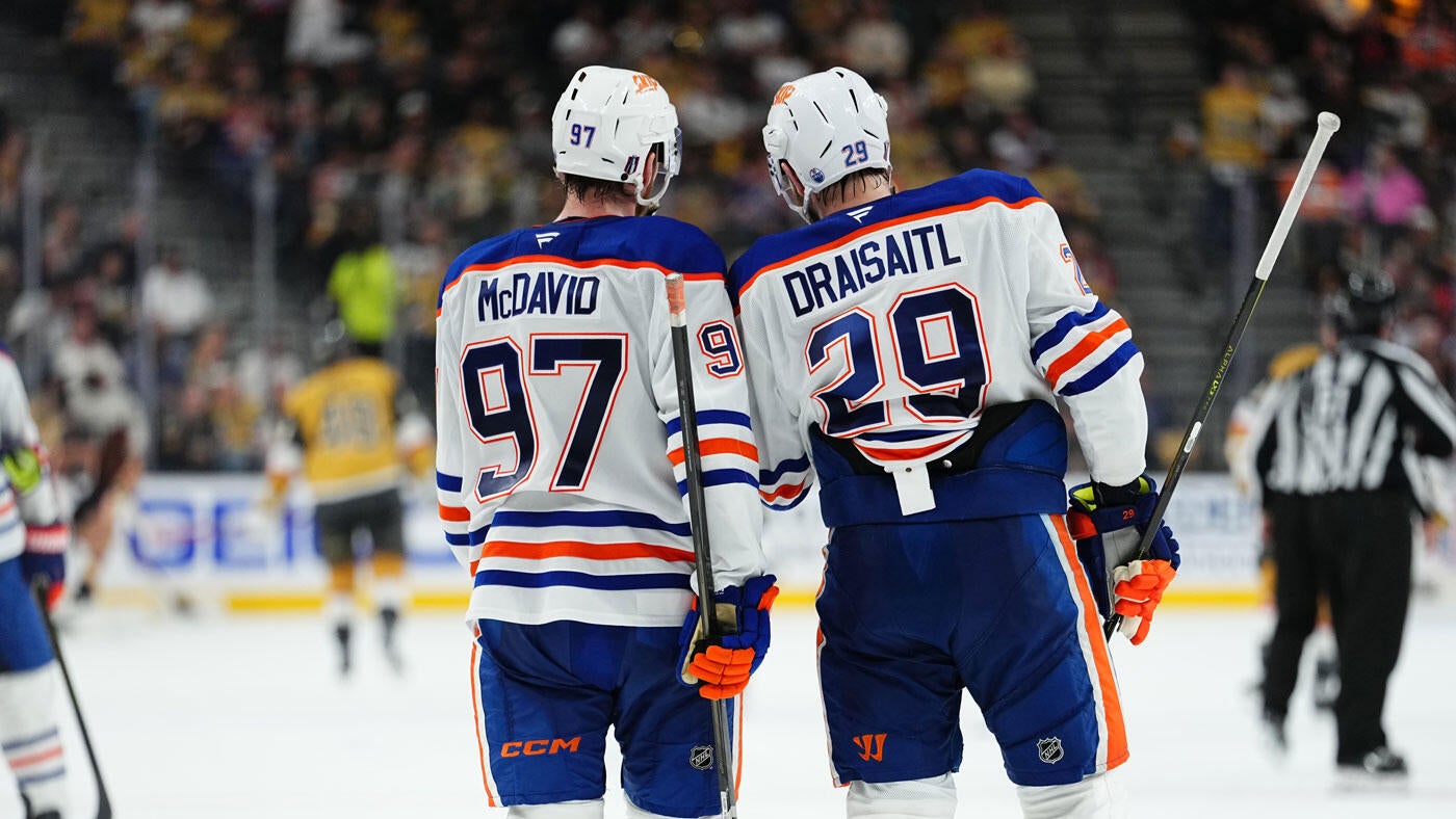 LOOK: Oilers stars Connor McDavid, Leon Draisaitl suit up in beer ...