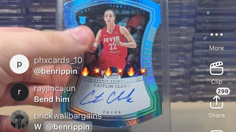 Iconic 1/1 Caitlin Clark Card Sells for $83,200