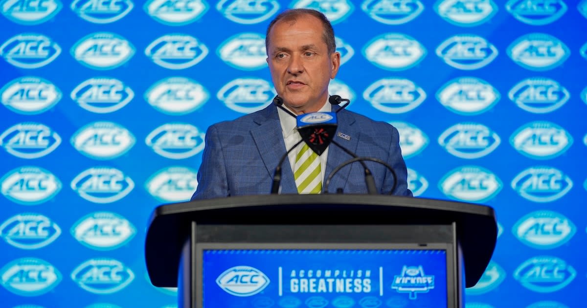 Jim Phillips addresses new ACC policy on field, court storming in 2025