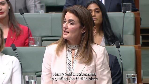 Ali France pays tribute to son during first speech to Parliament