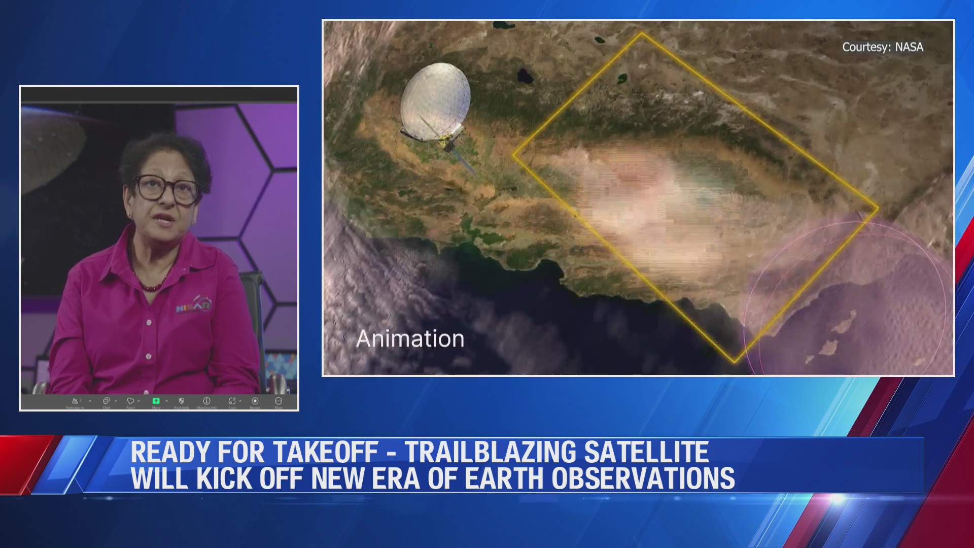 NASA NASIR Satellite Launch Interview