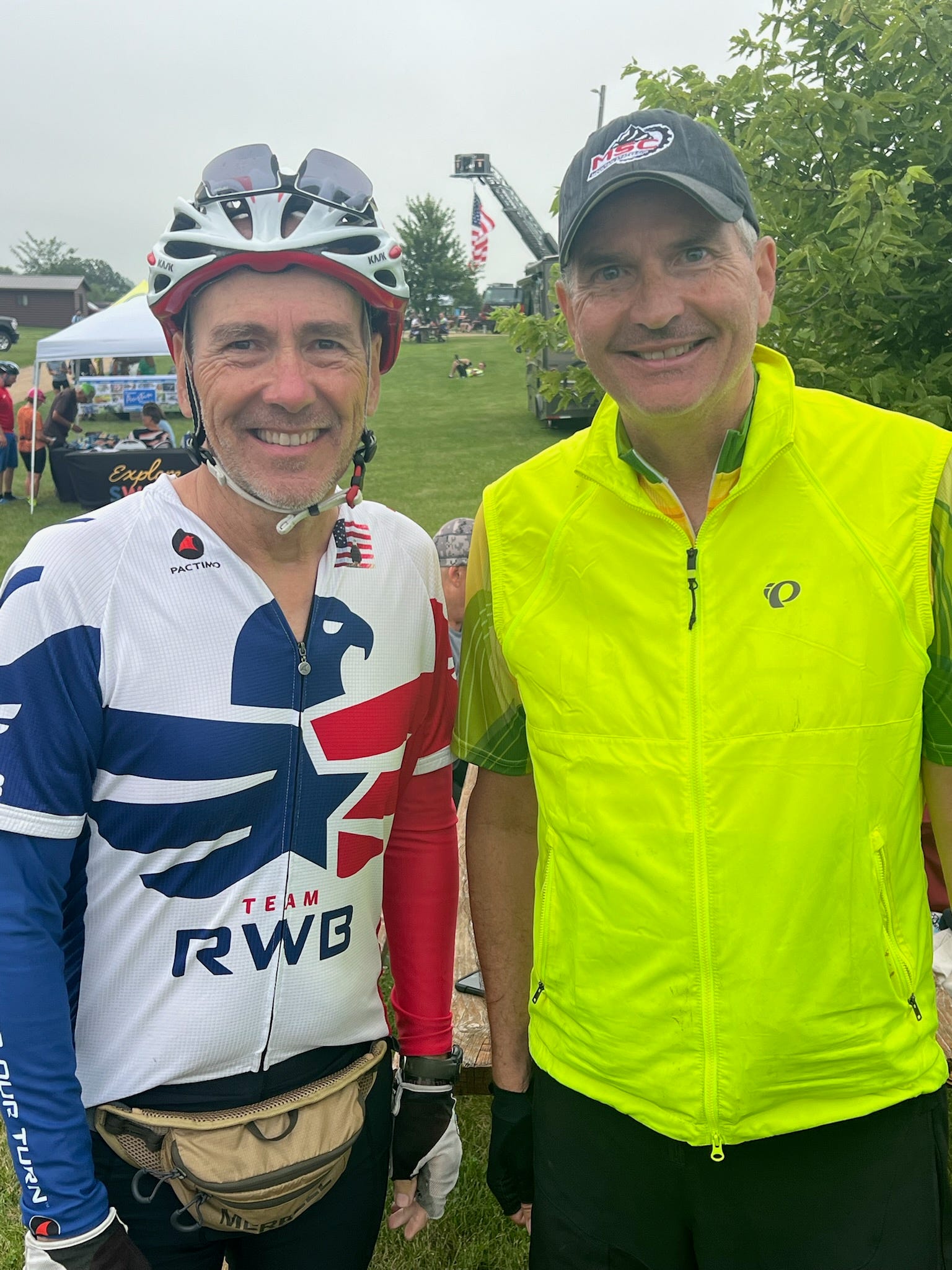 Men meet on RAGBRAI, discover incredible coincidence. What was it?