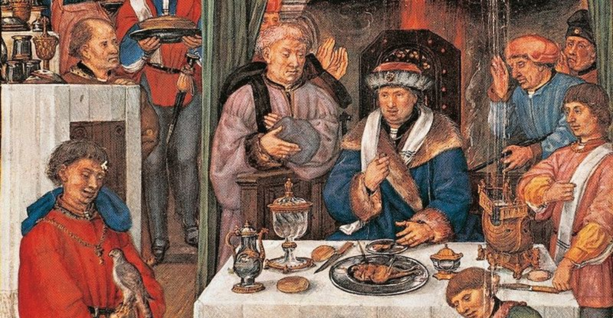 How Wealthy Nobles Dined In The British Medieval Era
