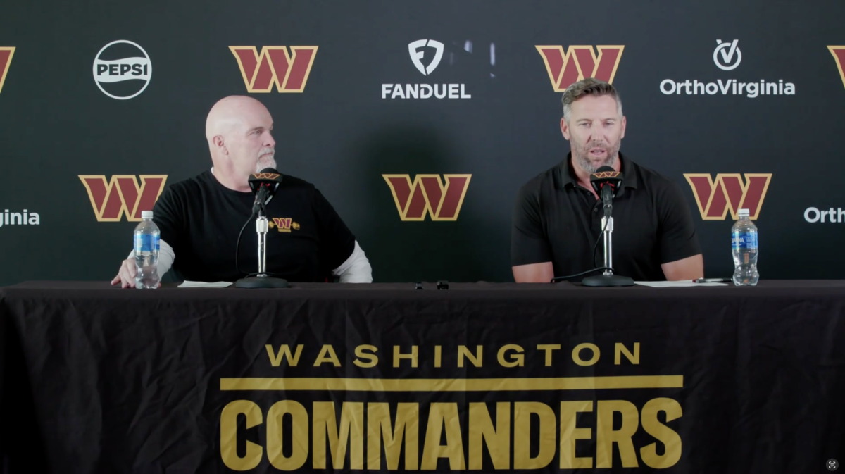 Washington Commanders GM Adam Peters gives clarity on contract ...