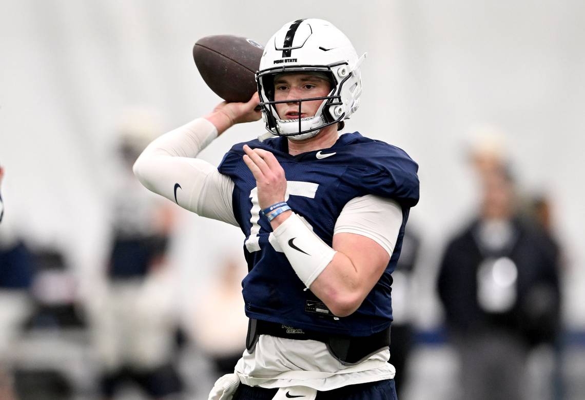 Penn State QB Drew Allar embracing pressure, expectations in 2025. Here ...