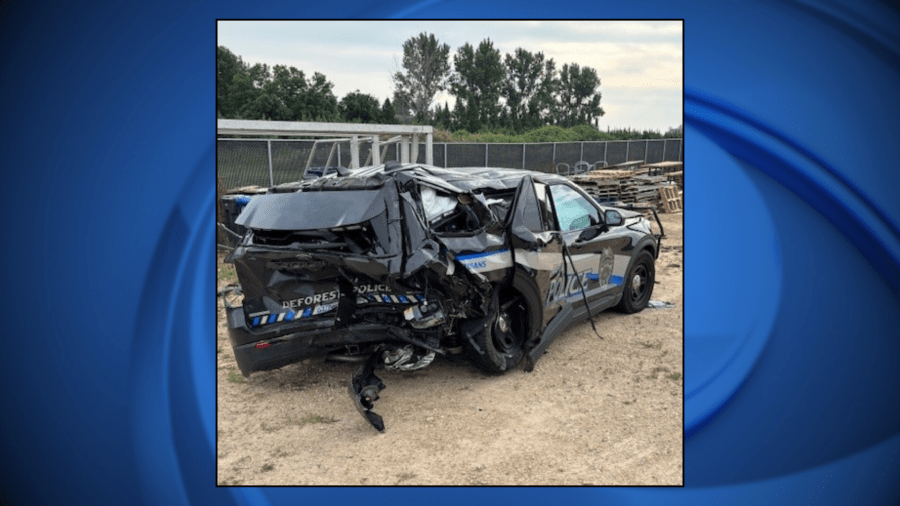 ‘Crashes like this are avoidable’: Squad car in Wisconsin severely ...