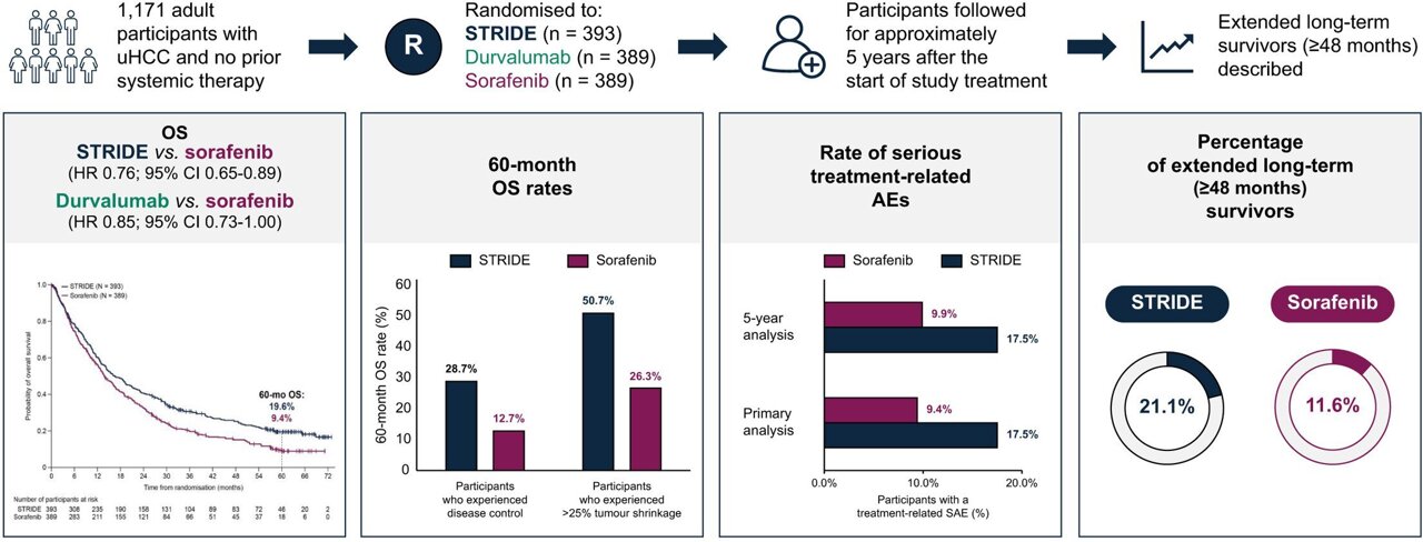 Five-year survival in patients with unresectable hepatocellular ...