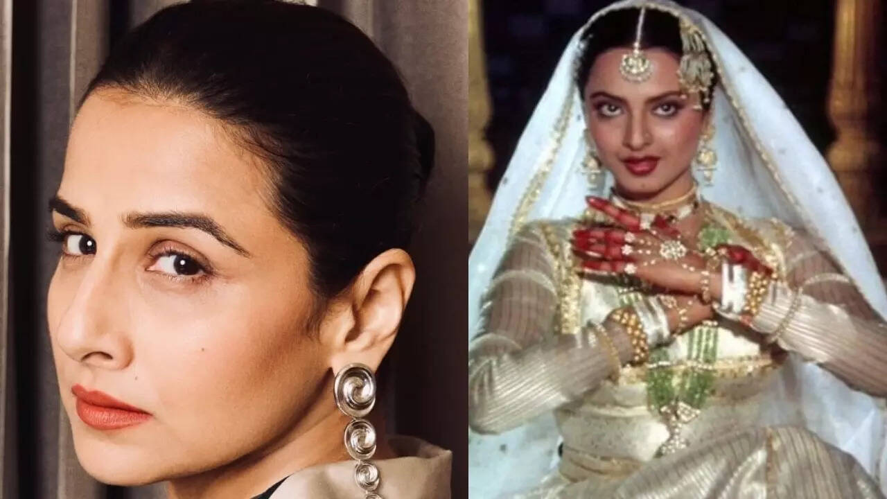 Vidya Balan recalls watching 'Umrao Jaan' while holding Rekha's hand ...