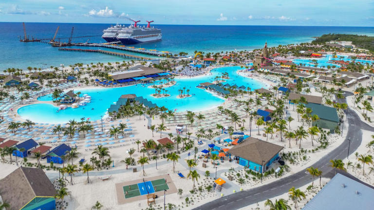 Carnival Cruise Line's Celebration Key Welcomes Two Ships for the First ...