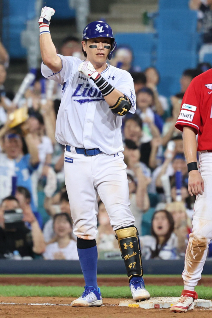 '40세 포수 4타점 원맨쇼!' 삼성 뒤집기로 2연승…SSG 충격 5연패[대구 리뷰]