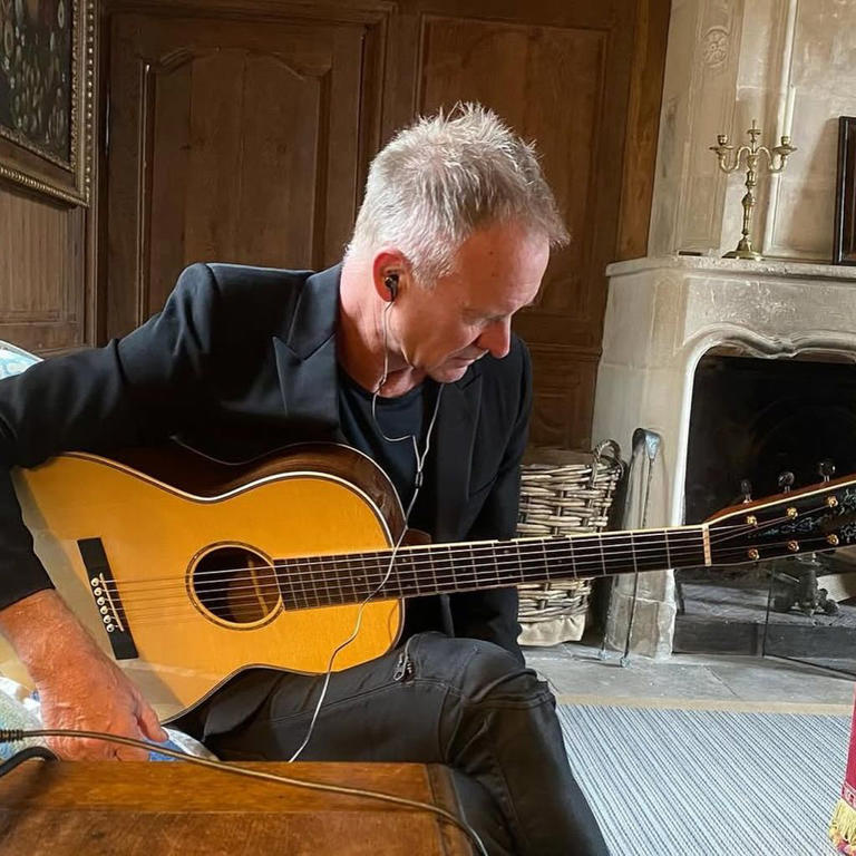 Sting and Trudie Styler's sky-high fireplace in 'regal' £7m estate is ...