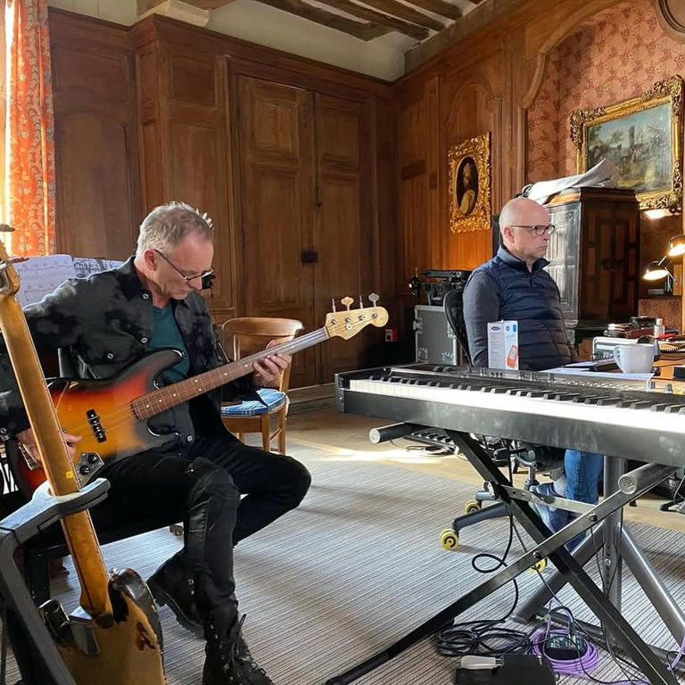 Sting and Trudie Styler's sky-high fireplace in 'regal' £7m estate is ...