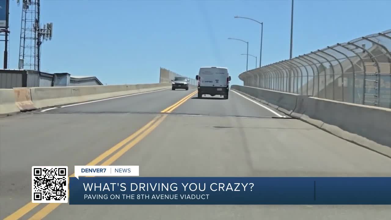 Why didn't Denver pave the east approach on 8th Ave. when paving the ...