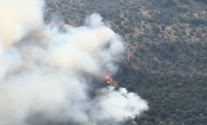 Rapidly Spreading Fire Breaks Out in Montenegro Town