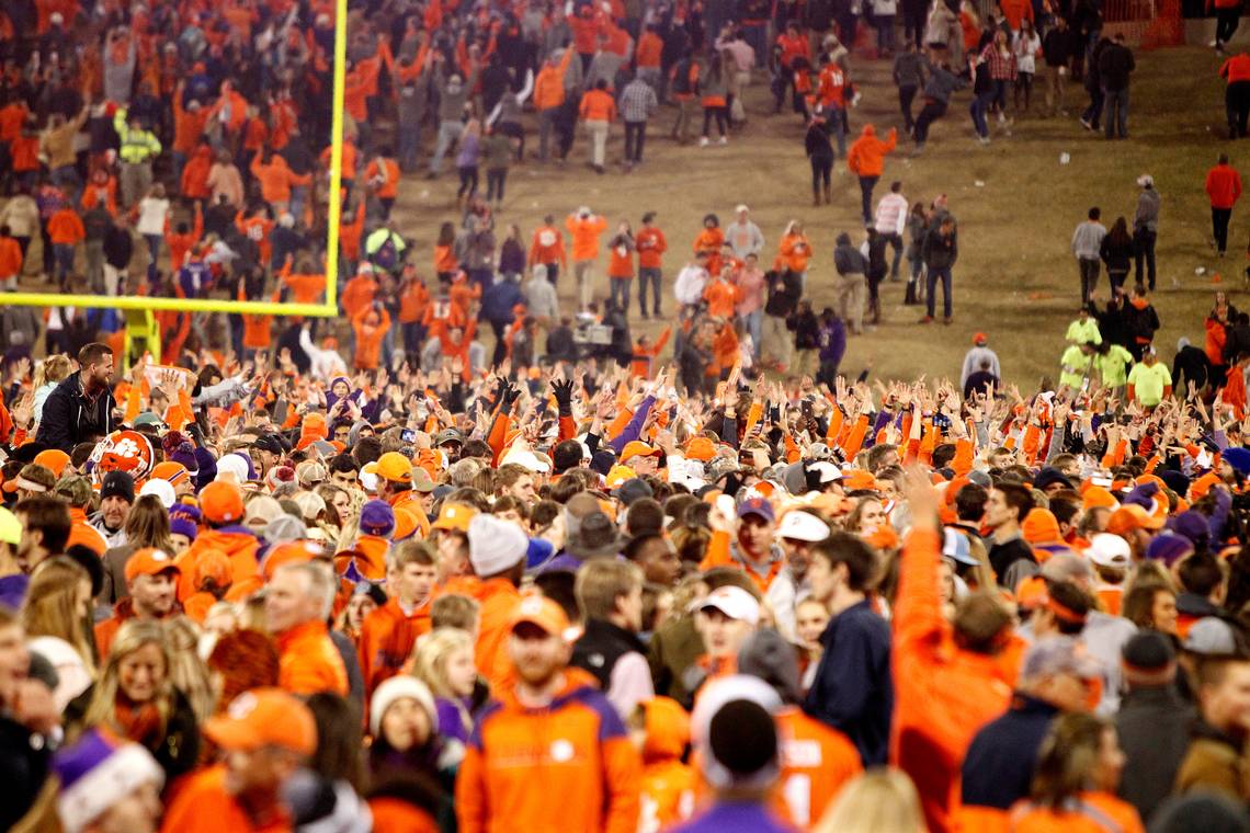 ACC announces new field storming policy. Here's how it affects Clemson ...