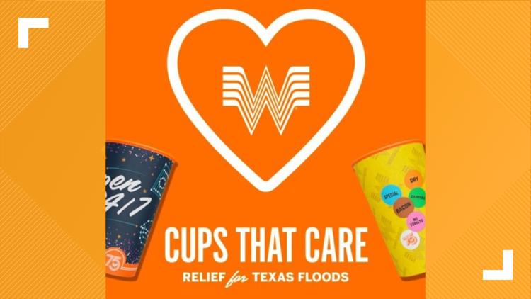 Whataburger launches 'Cups that Care' campaign supporting flood relief ...