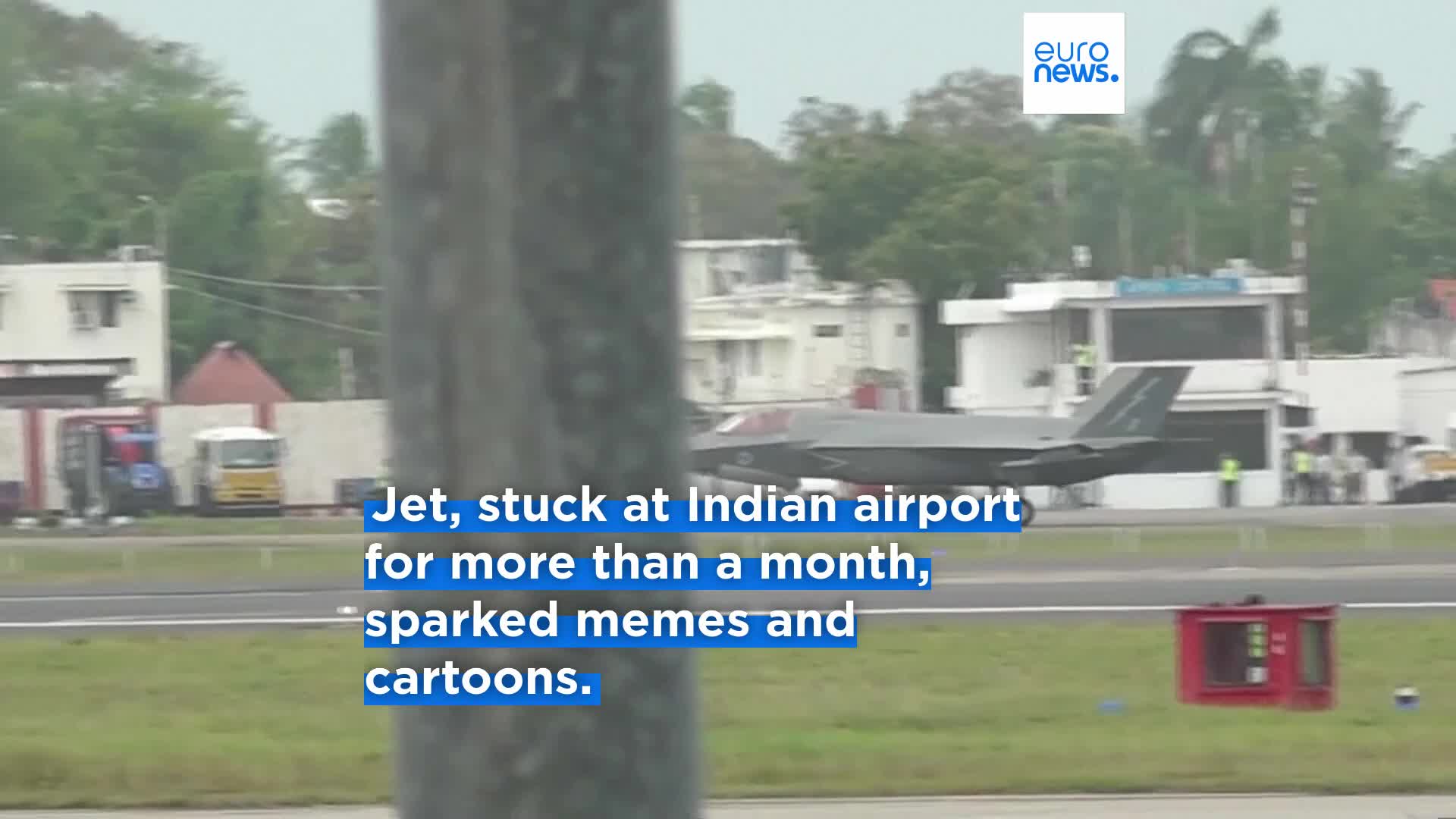 Stranded UK F-35 fighter jet leaves India after triggering barrage of memes