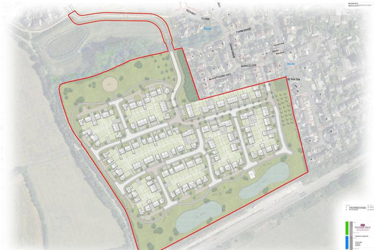 Plans unveiled for 150 homes near planned Somerset railway station