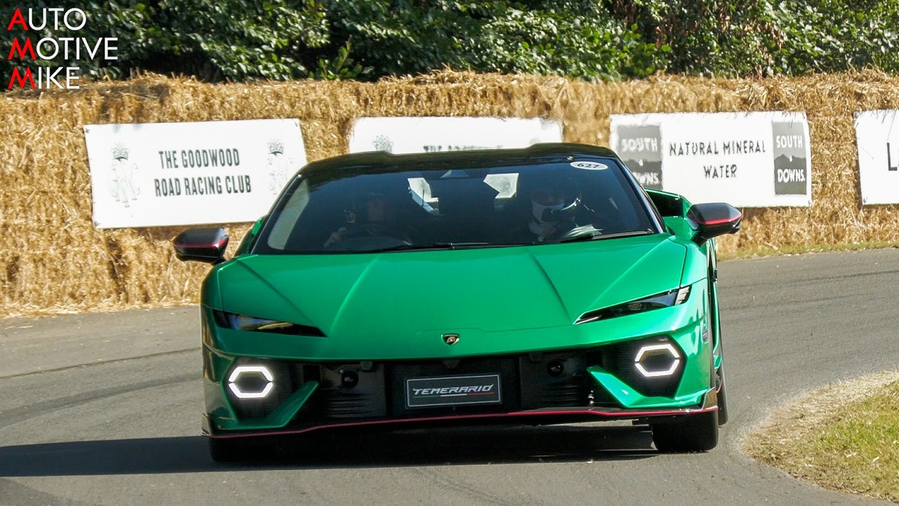 Lamborghini Temerario Unleashed at Goodwood – 907bhp, Turbo V8 Hybrid ...