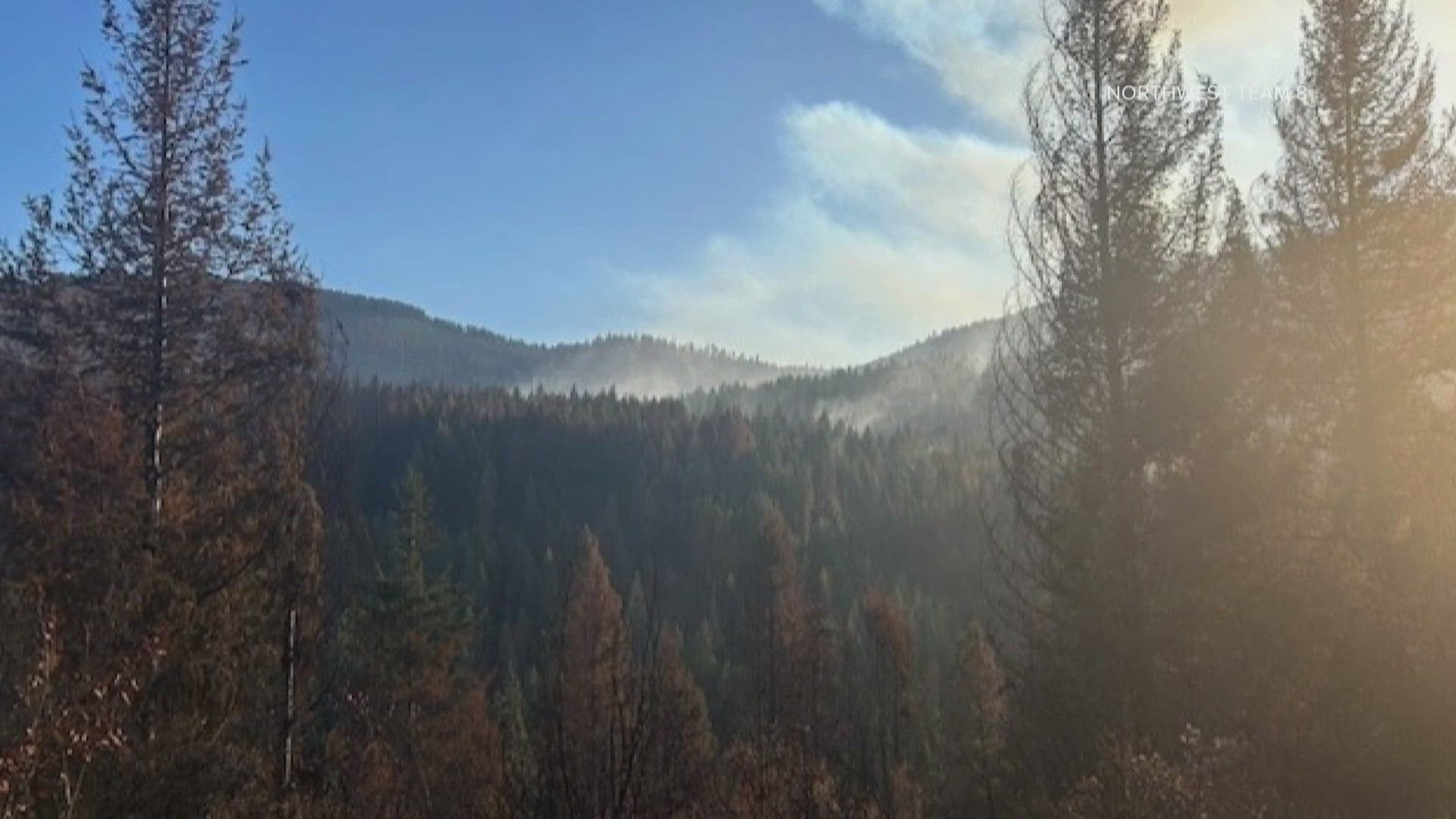 Hope Fire burning near Northport burns almost 7,900 acres, evacuations ...