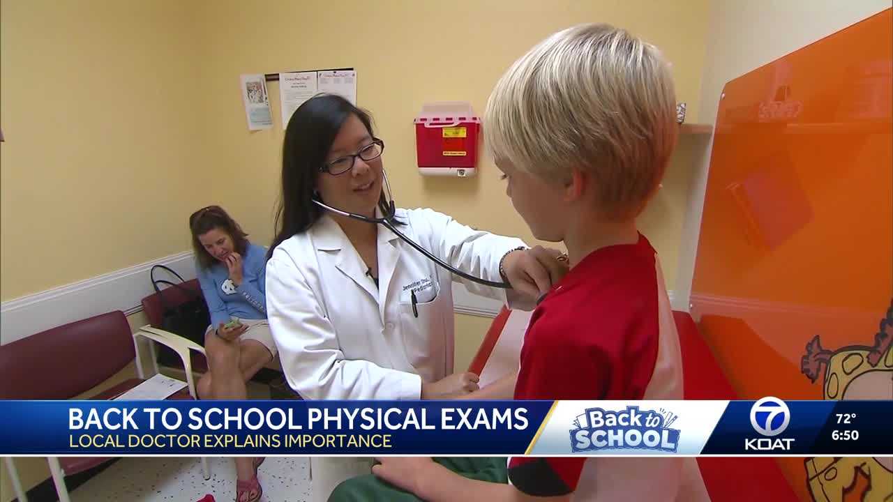 Schedule back-to-school checkups
