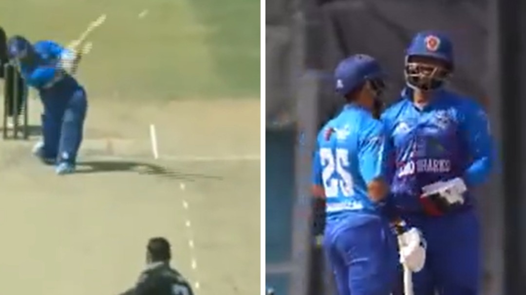 Father vs Son: Hassan Eisakhil hits Mohammad Nabi for six in Afghan League