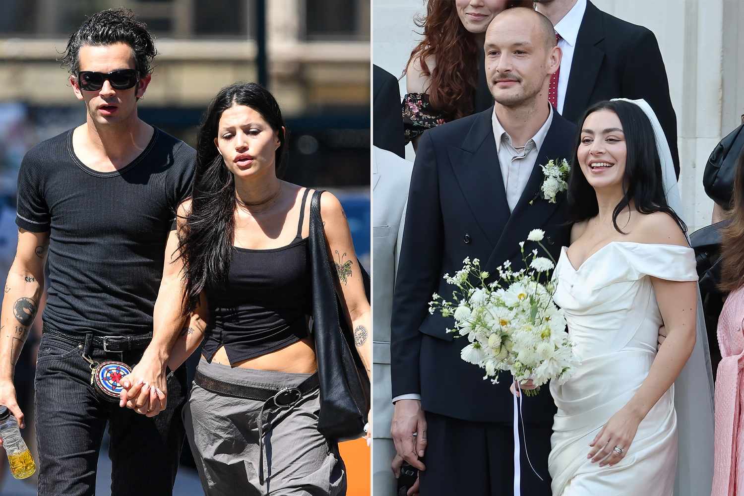 Why Matty Healy and Fiancée Gabbriette Bechtel Didn't Attend Charli xcx and George Daniel's ...