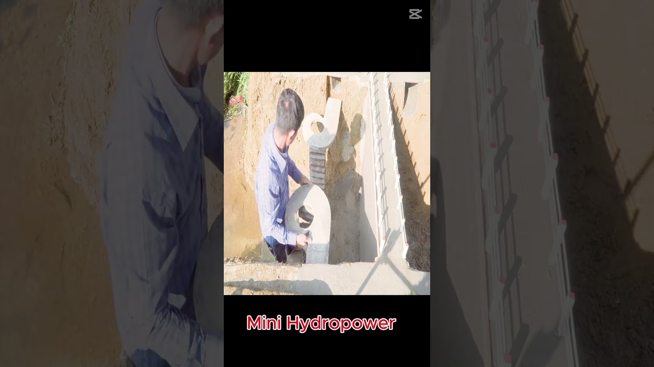 Unique mini hydropower design with two units
