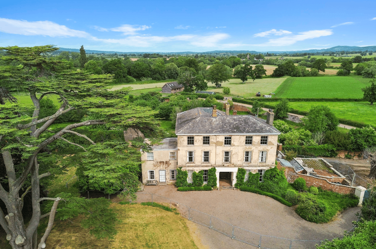 Fancy a fixer upper? 15-bedroom Georgian mansion to go to auction for £800,000