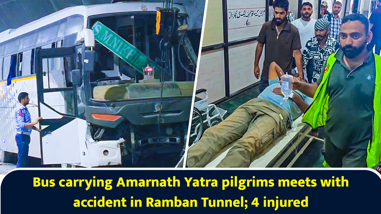 Bus carrying Amarnath Yatra pilgrims meets with accident in Ramban ...