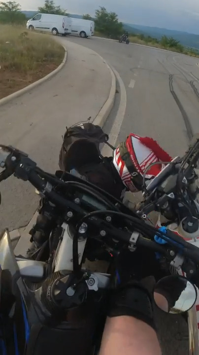 Wheelie Fail Leads to Crash Between Two Motorcyclists