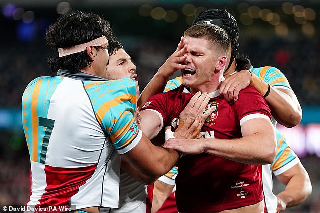 Owen Farrell fights his way into the Test picture as Lions survive an ...