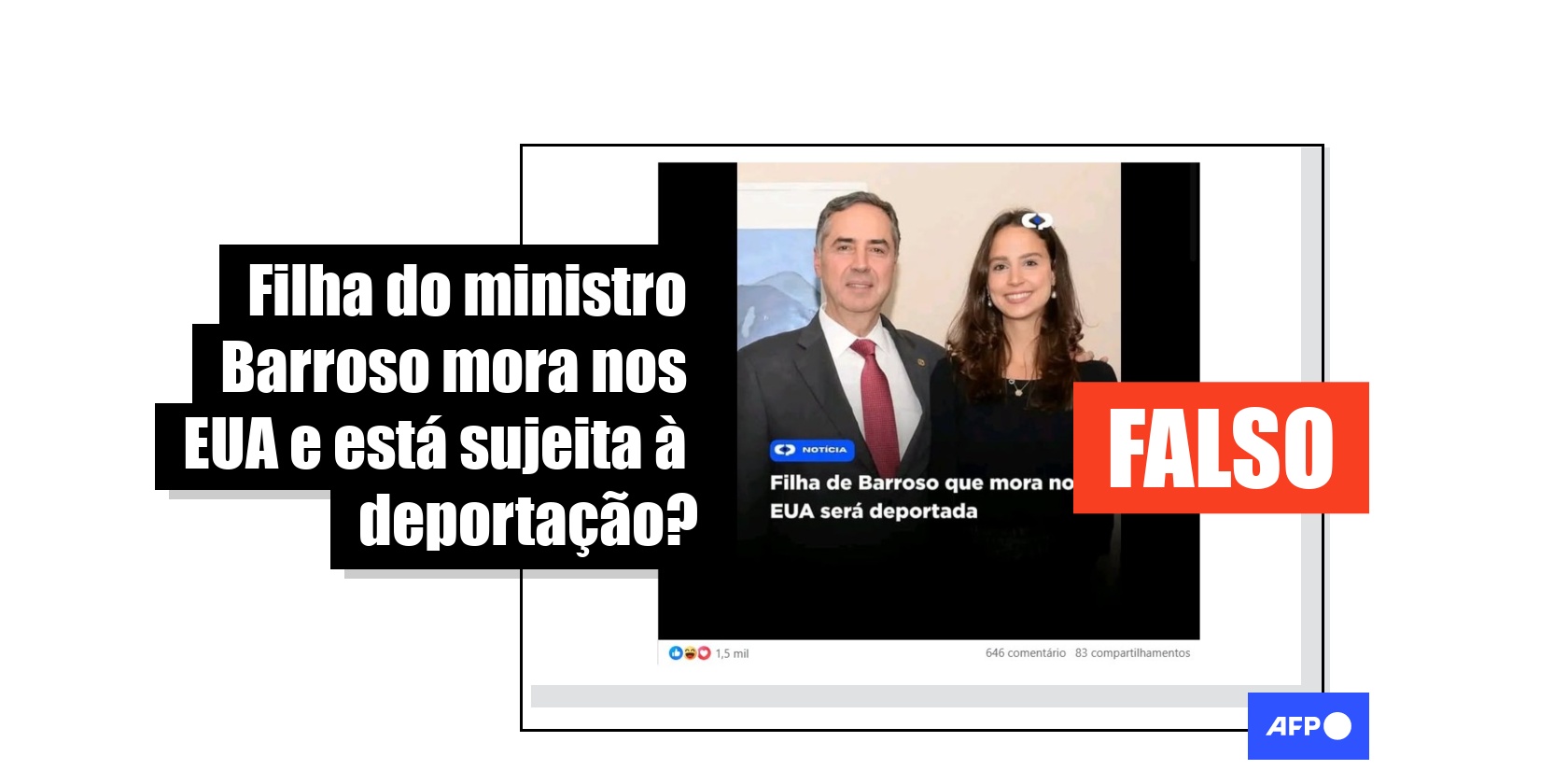Filha do ministro do STF Luís Roberto Barroso não mora nos Estados Unidos
